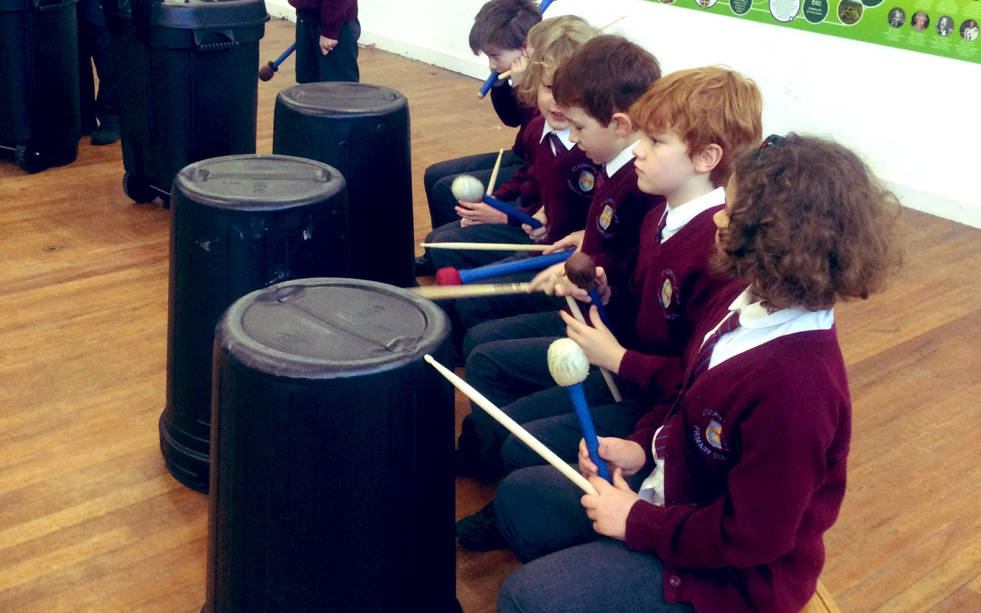 Junk Percussion Workshop – St Oswald's C of E Primary School Guiseley